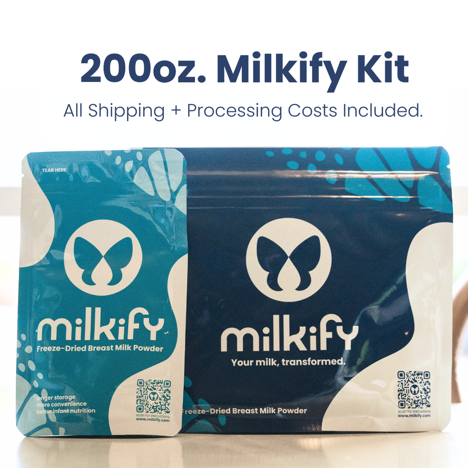 Milkify Split Breast Milk Freeze-Drying Service
