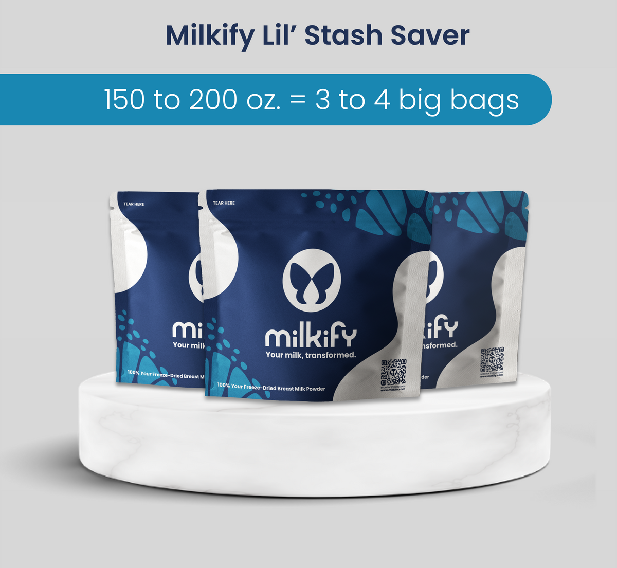 Milkify Freeze-Dried Breast Milk Stash Saver